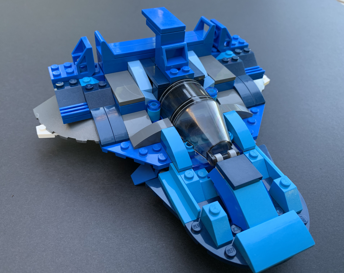 LEGO IDEAS - Futuristic Blue Jet