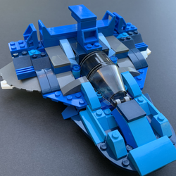 LEGO IDEAS - Futuristic Blue Jet