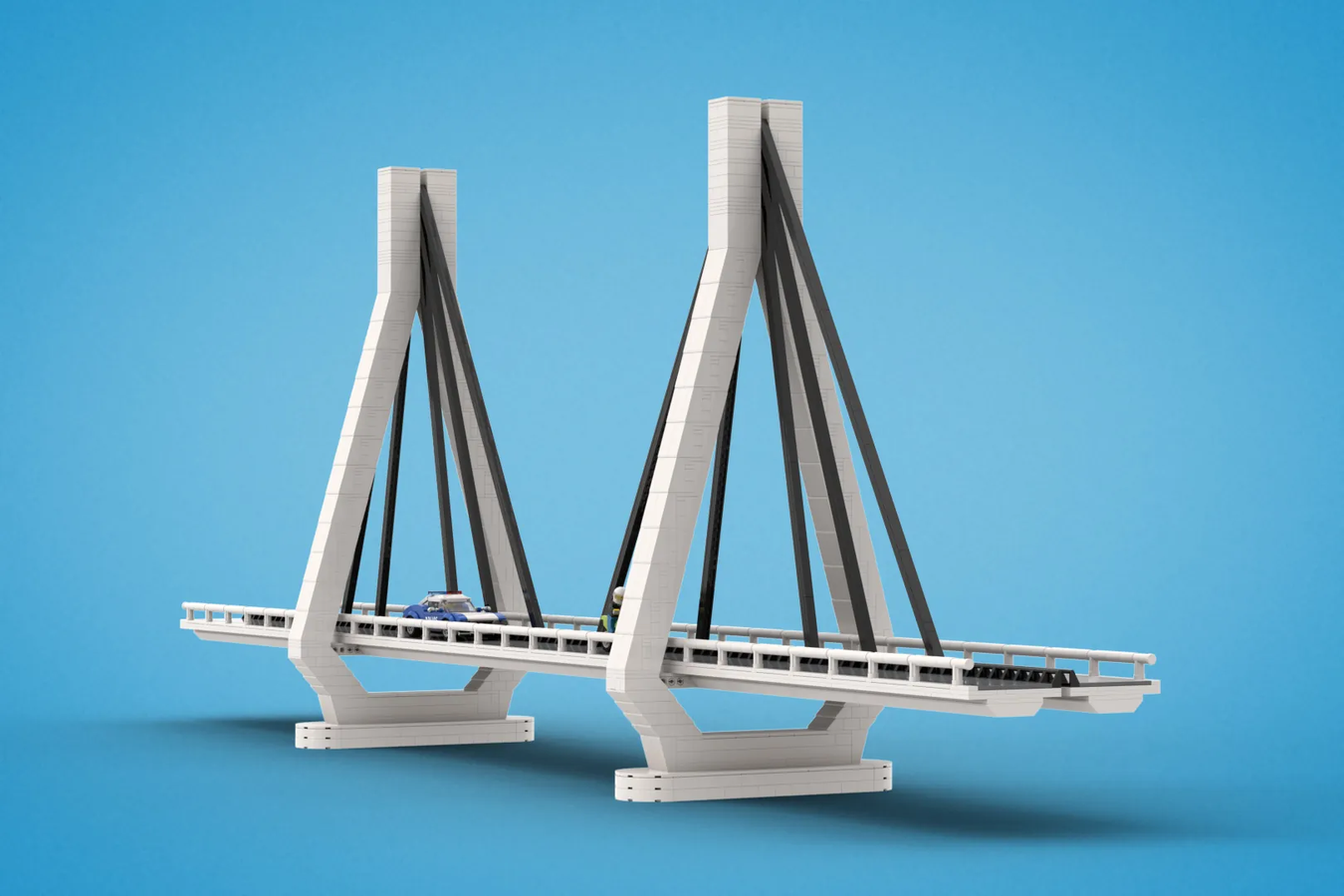 LEGO IDEAS - Cable-Stayed Bridge