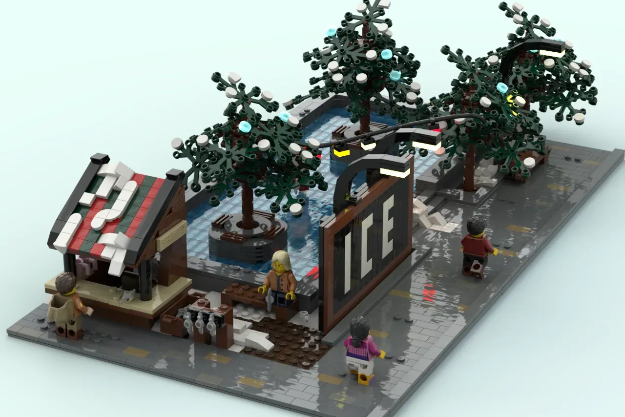 LEGO IDEAS - "Spikersuppa" Ice Skating Rink