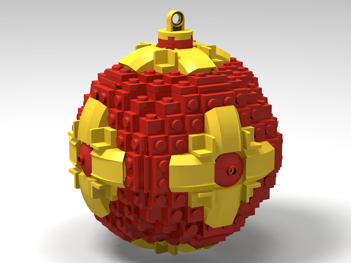 LEGO IDEAS - Christmas Ornament - Big Red Sphere