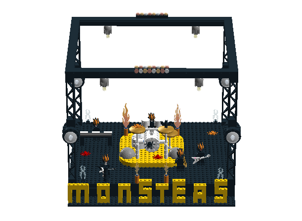 LEGO IDEAS - The Stage of the Monsters