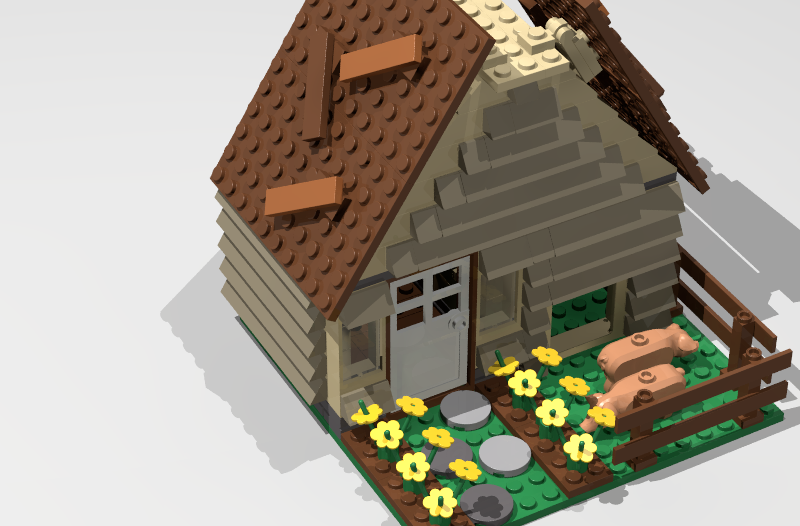 LEGO IDEAS - Small Hog Farm