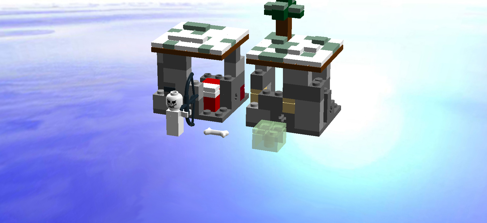LEGO IDEAS - minecraft expansion kit snow biome