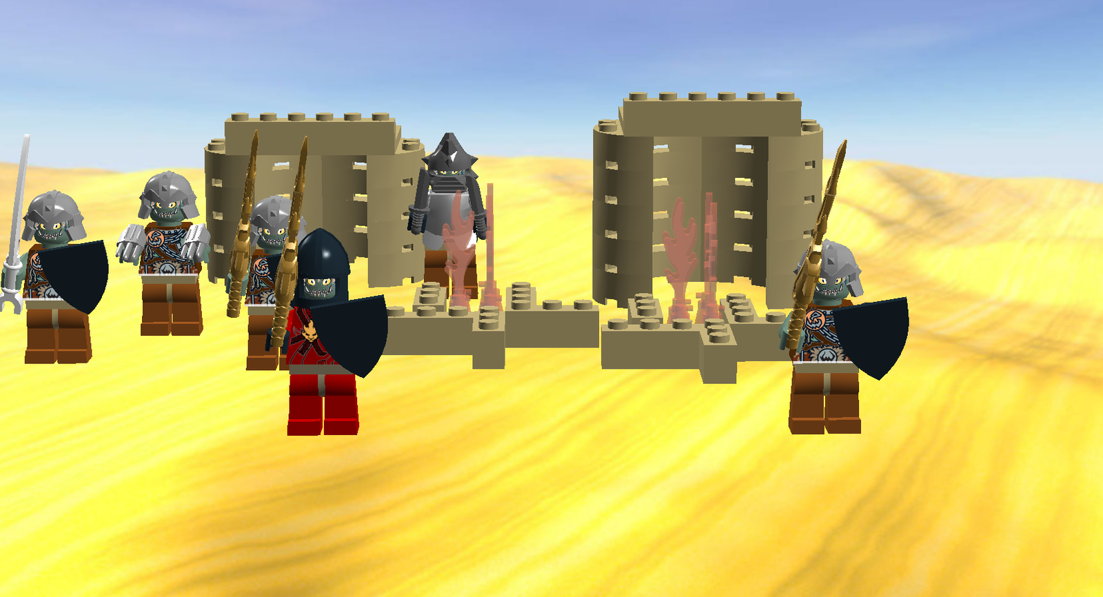 LEGO IDEAS - desert orc camp