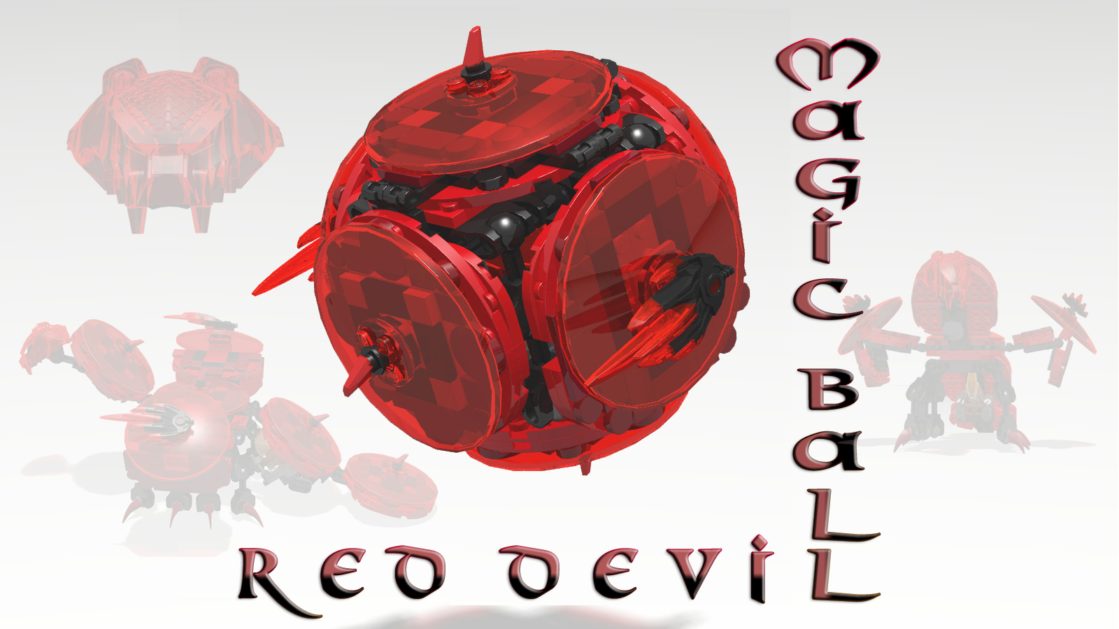 LEGO IDEAS - Magic ball : Red devil