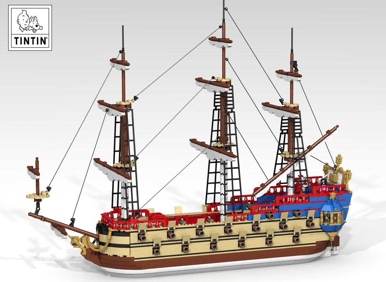 The Unicorn Ship From Tintin