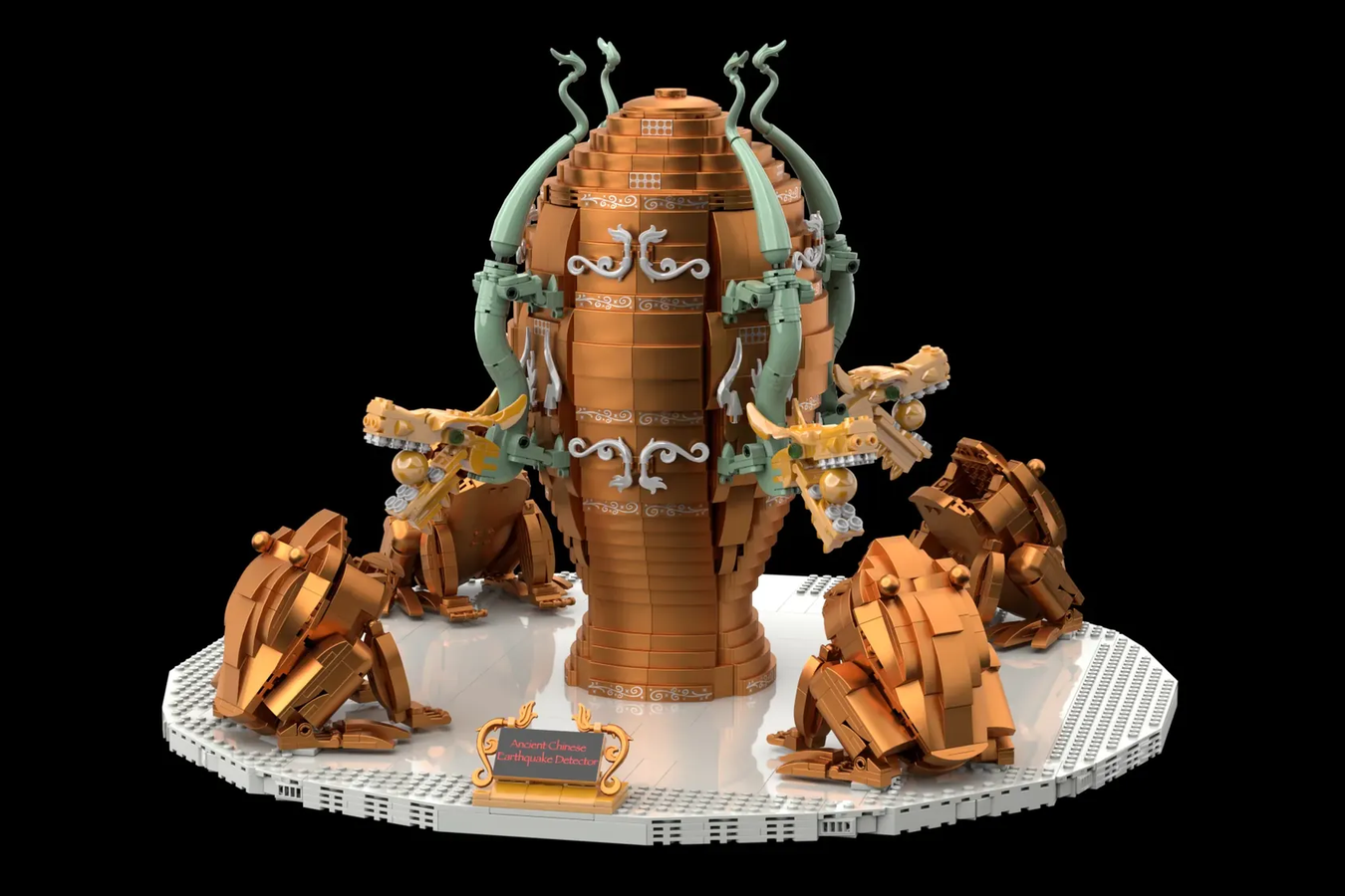 LEGO IDEAS - Ancient Chinese Earthquake Detector