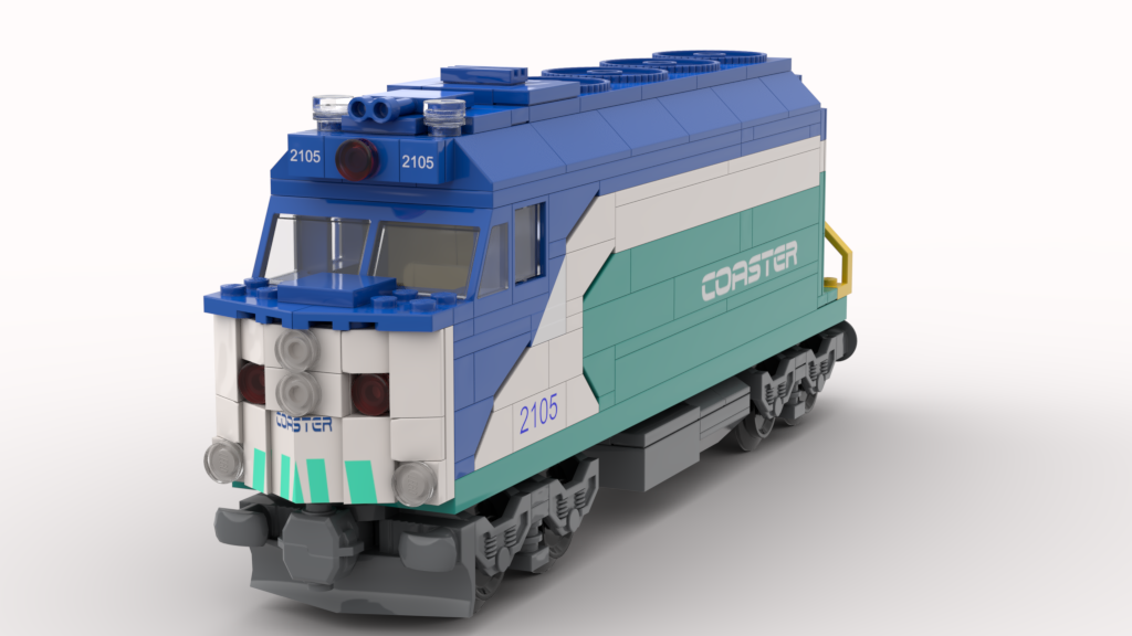 LEGO IDEAS - Coaster F40PH Locomotive