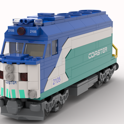 LEGO IDEAS - Coaster F40PH Locomotive