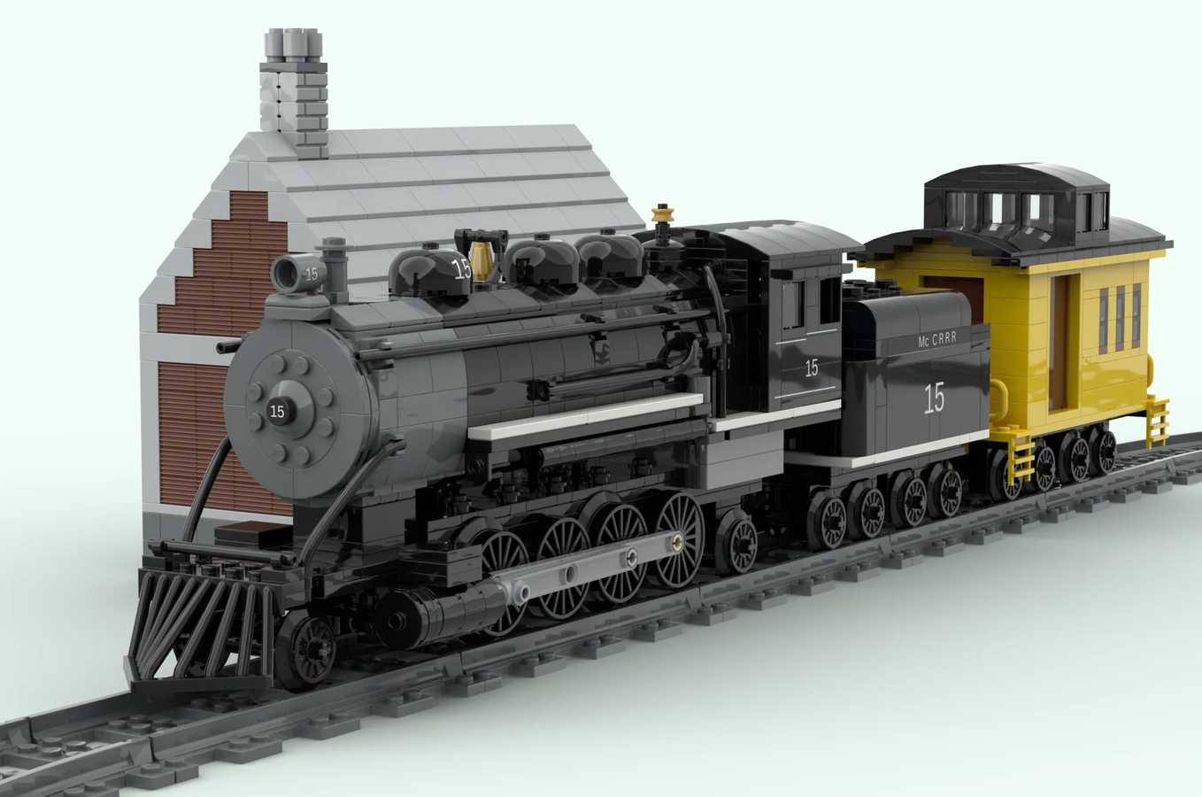 LEGO IDEAS - Locomotive: McCloud River Railroad Company 2-8-2 #15