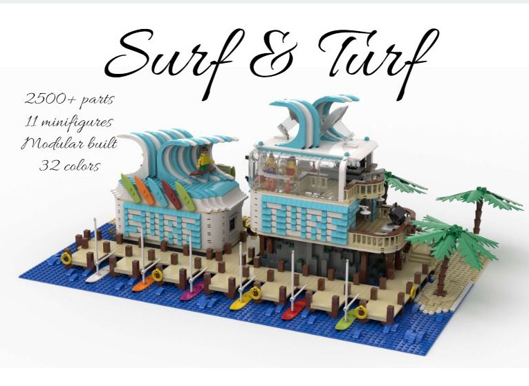 LEGO IDEAS - Surf and Turf