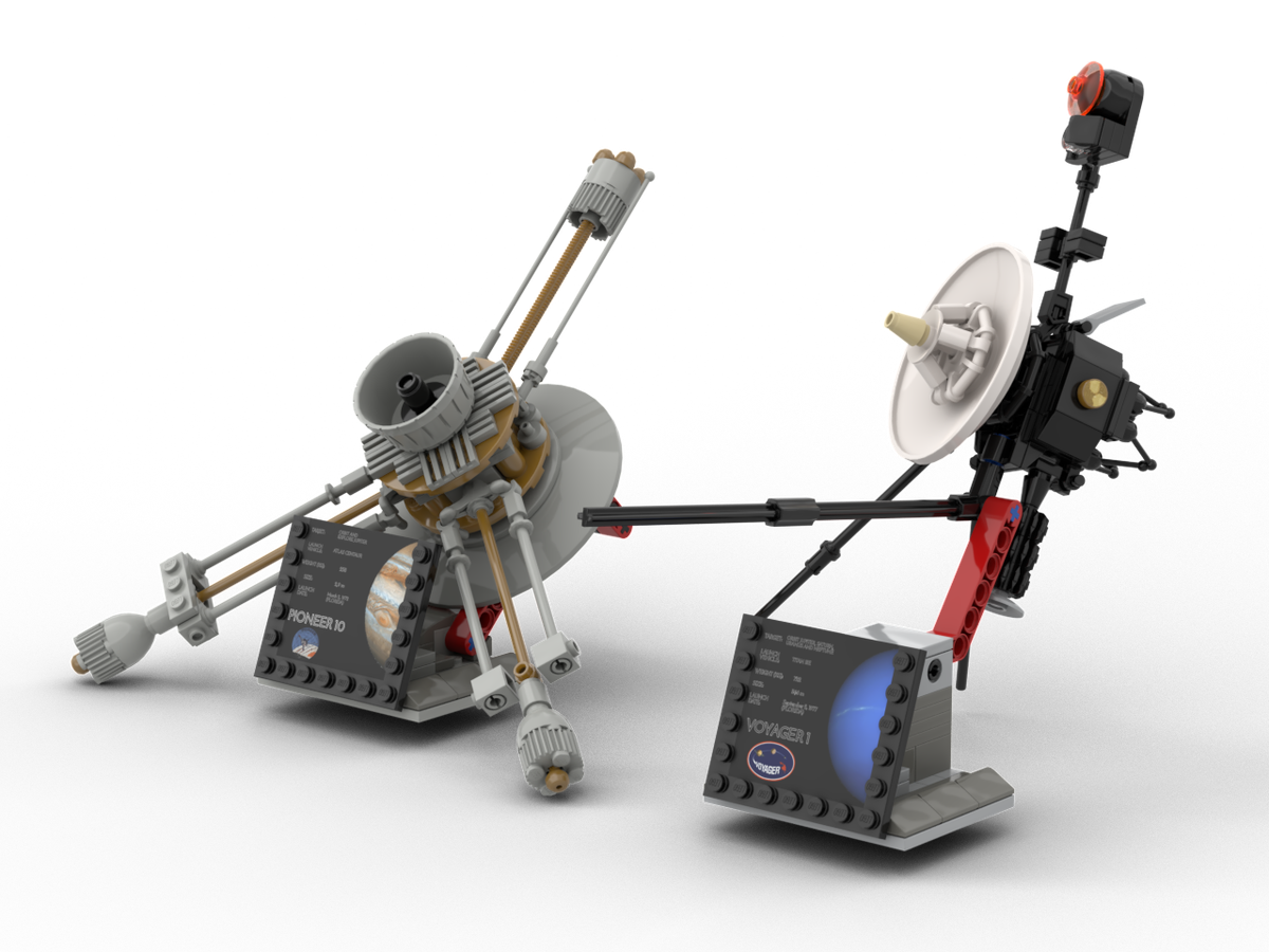LEGO IDEAS - Voyager 1 & Pioneer 10 (Solar Explorers)