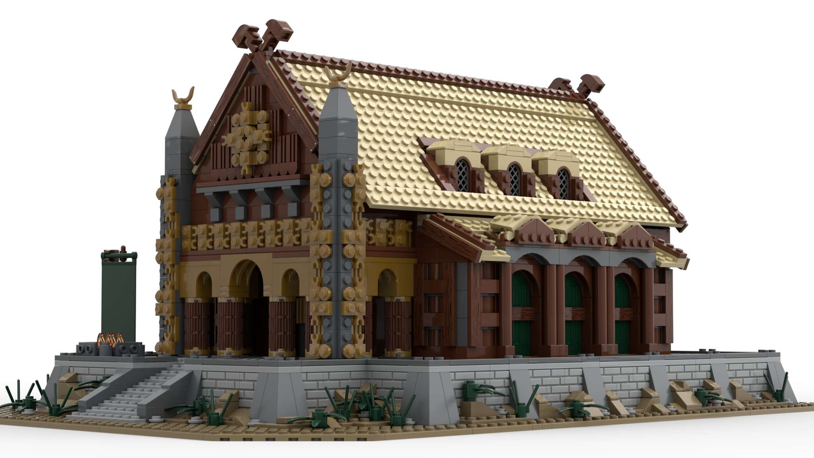 LEGO IDEAS - The Golden Hall of Edoras