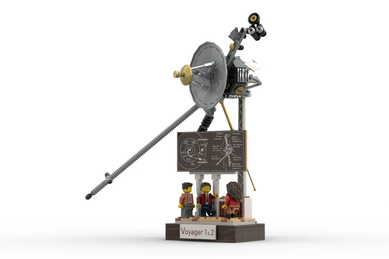 LEGO IDEAS - NASA Voyager Display