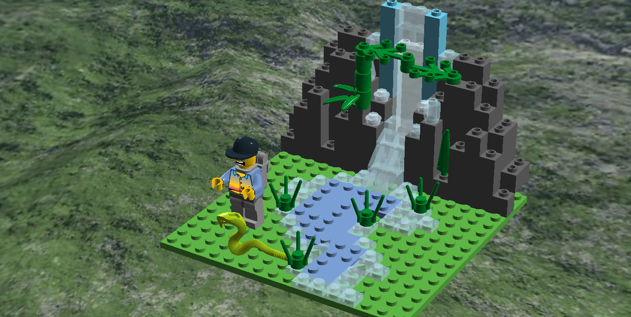 LEGO IDEAS - Water fall