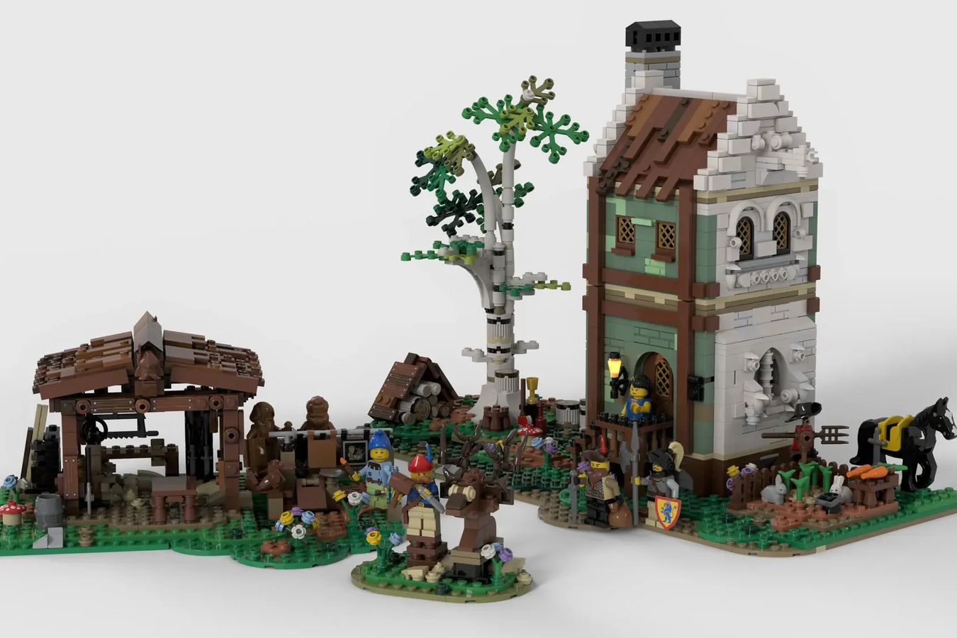 LEGO IDEAS - Medieval Carpenter