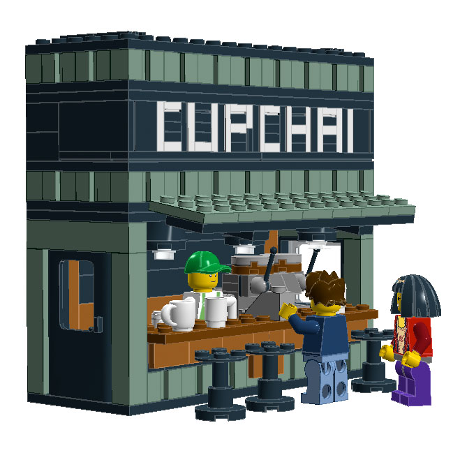 LEGO IDEAS - Hipster Container Café