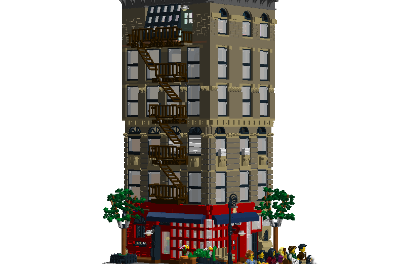 LEGO IDEAS - FRIENDS Apartment Modular Building with Central Perk Cafe ...