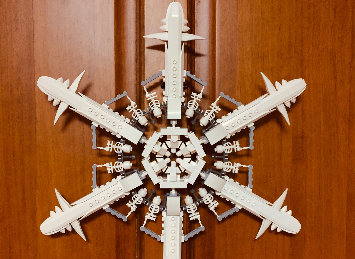 LEGO IDEAS - Snowflake Wall Decoration