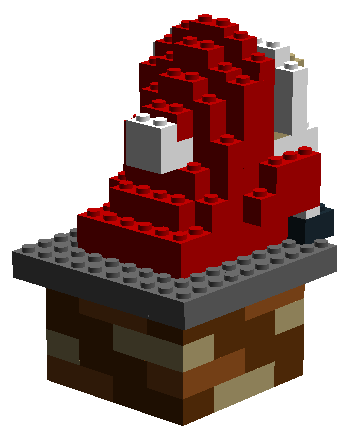 LEGO IDEAS - Father Christmas and Chimney – Children’s Lego Model
