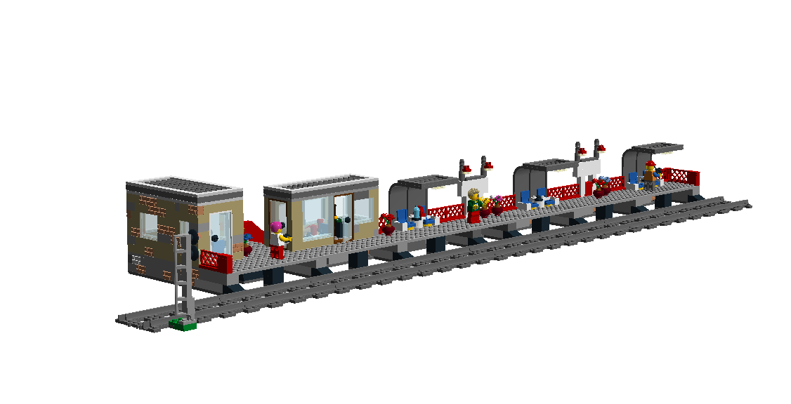 LEGO IDEAS - Suburban Railway Station