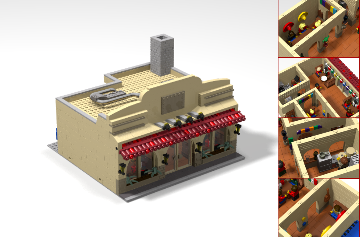 LEGO IDEAS - Modular Mexican Taqueria