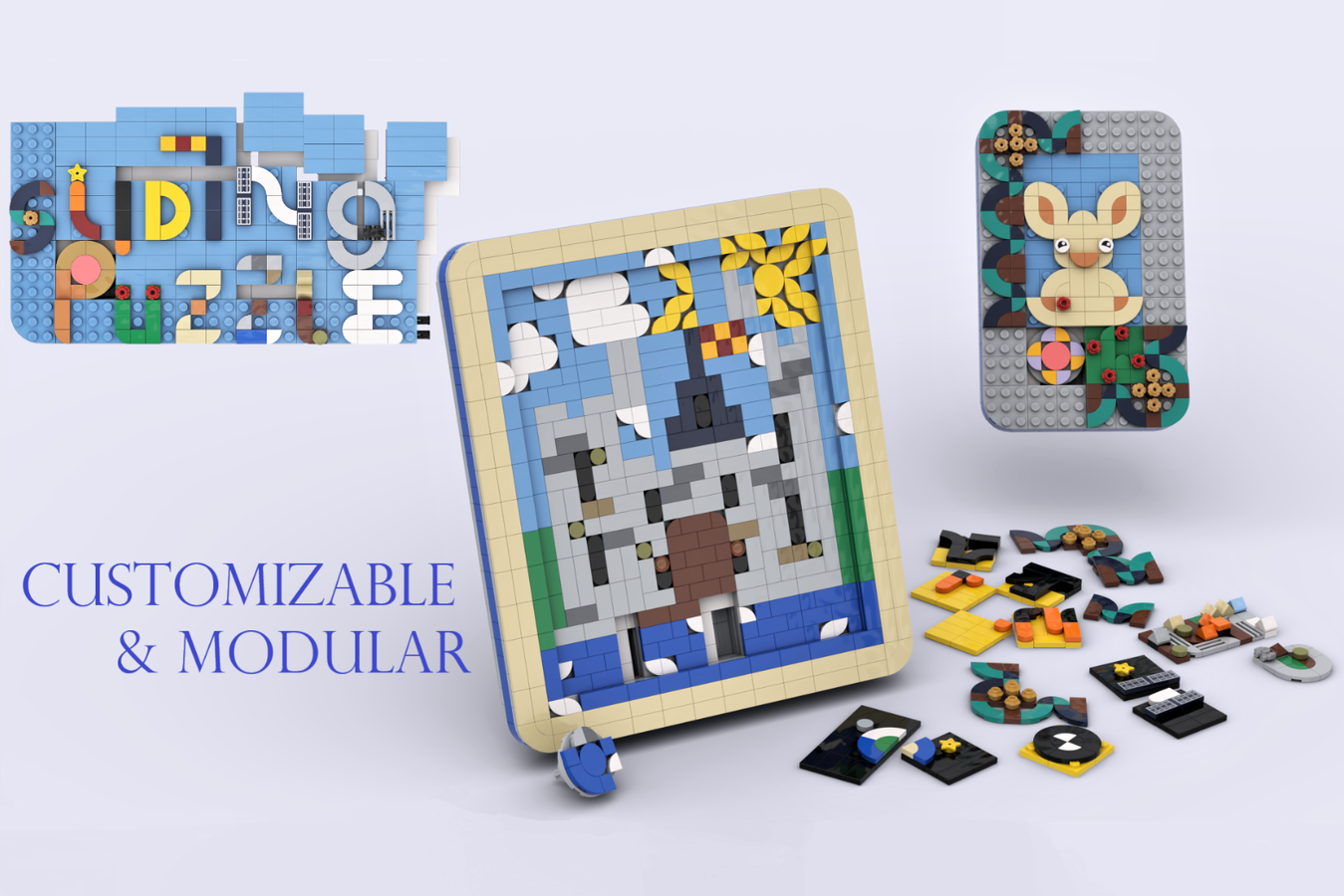 LEGO IDEAS - Customizable Modular Sliding Puzzle