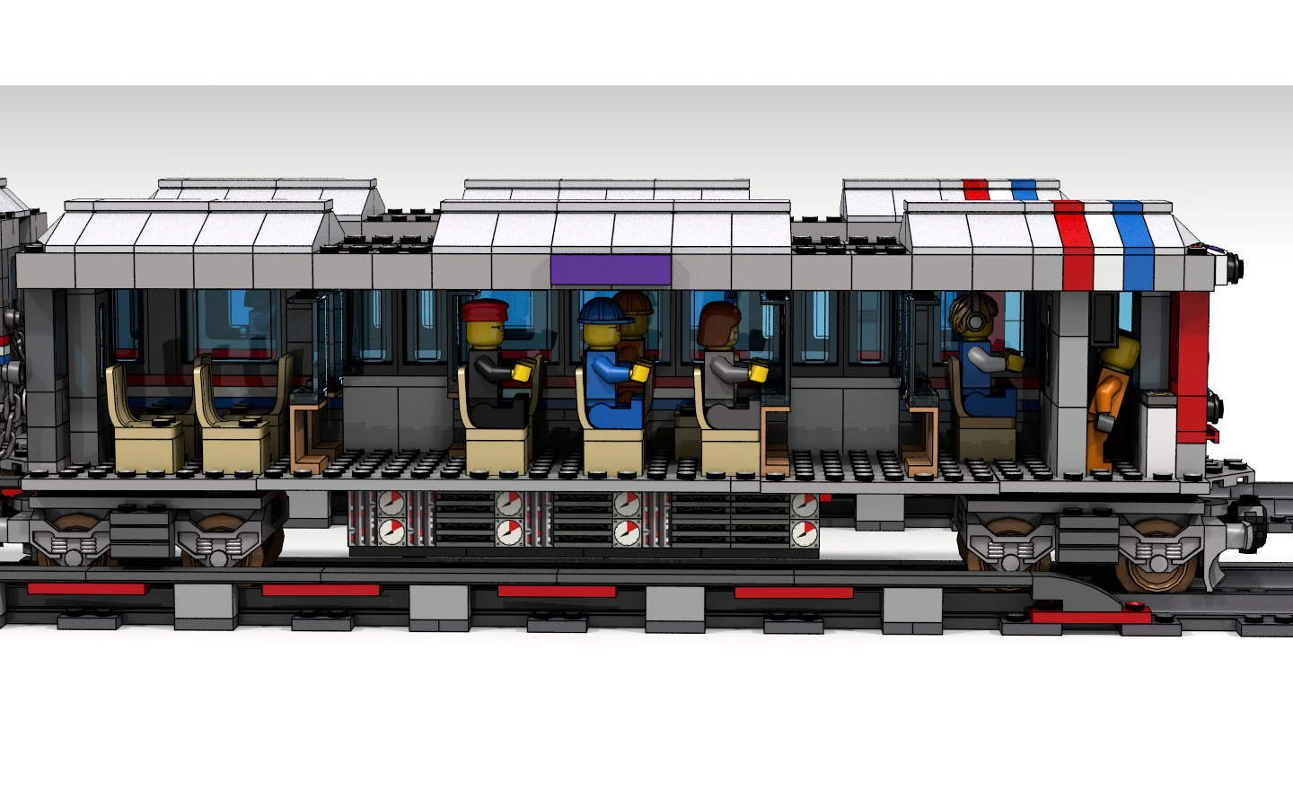 LEGO IDEAS - CTA 2400 Series Train (Chicago 'L')