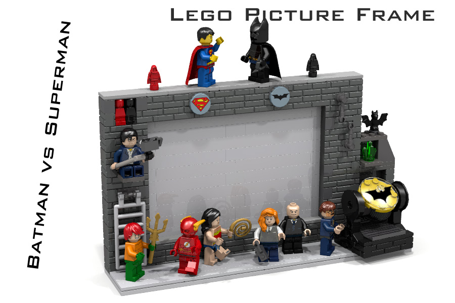 LEGO IDEAS - The Lego Picture Frame featuring Batman vs Superman