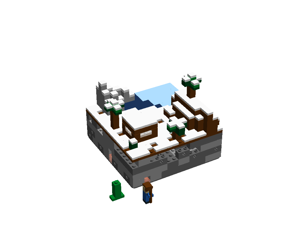 LEGO IDEAS - minecraft snow world!