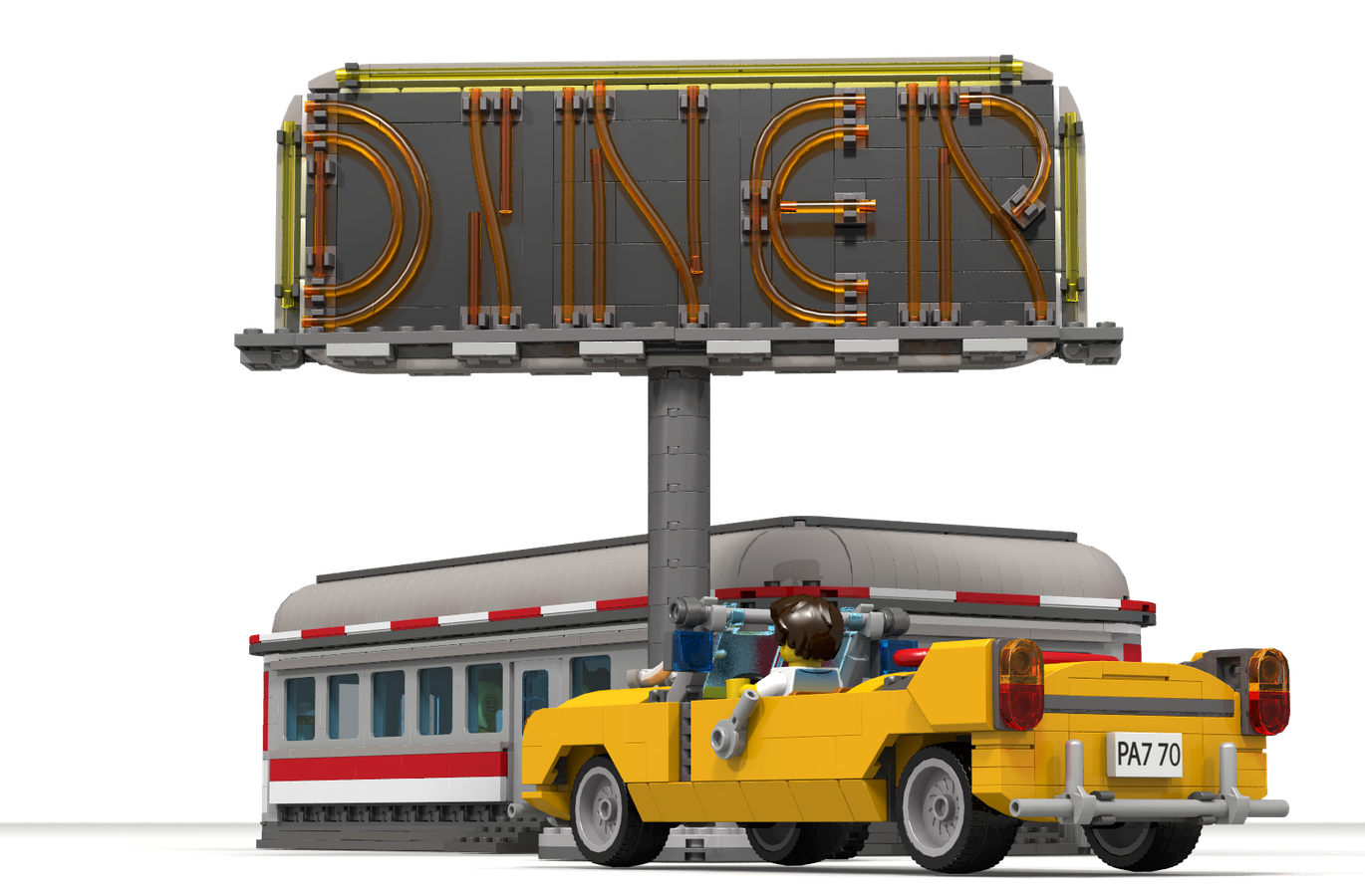 LEGO IDEAS - 50s Roadside Diner