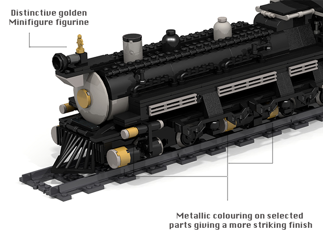 LEGO IDEAS - Mini FIgure Express steam train