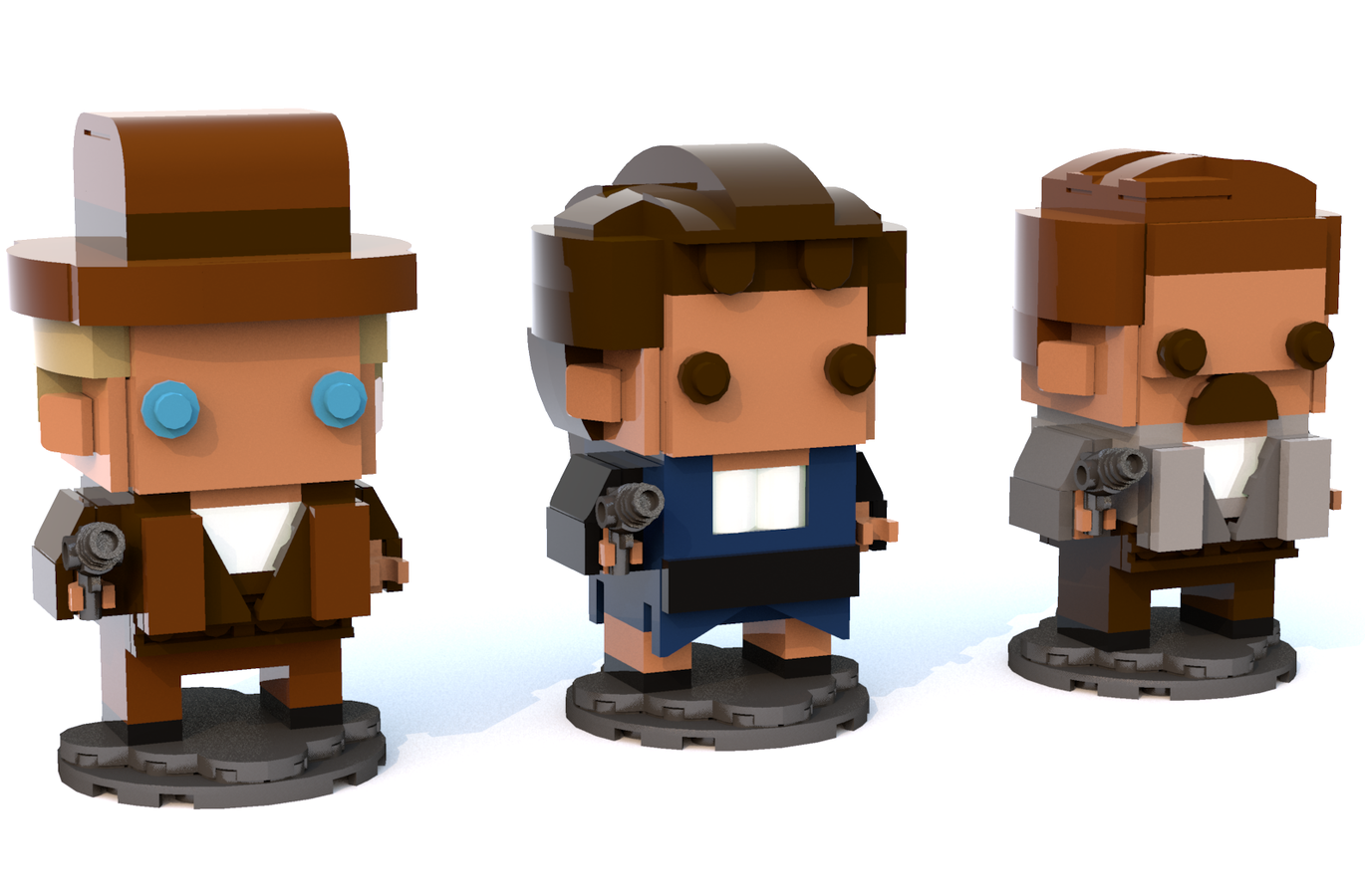 LEGO IDEAS - BrickHeadz: Butch, Etta & Sundance