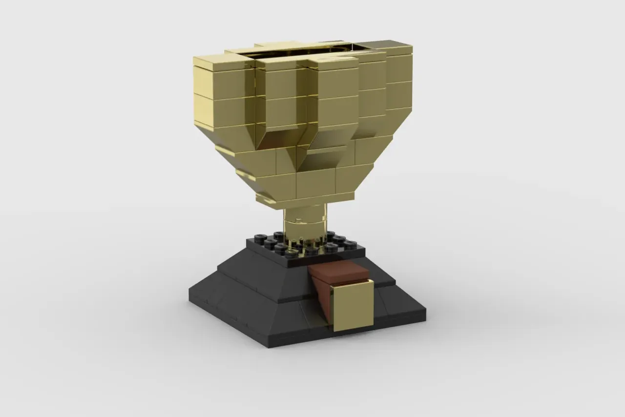 LEGO IDEAS - Trophy With Engraving Plate