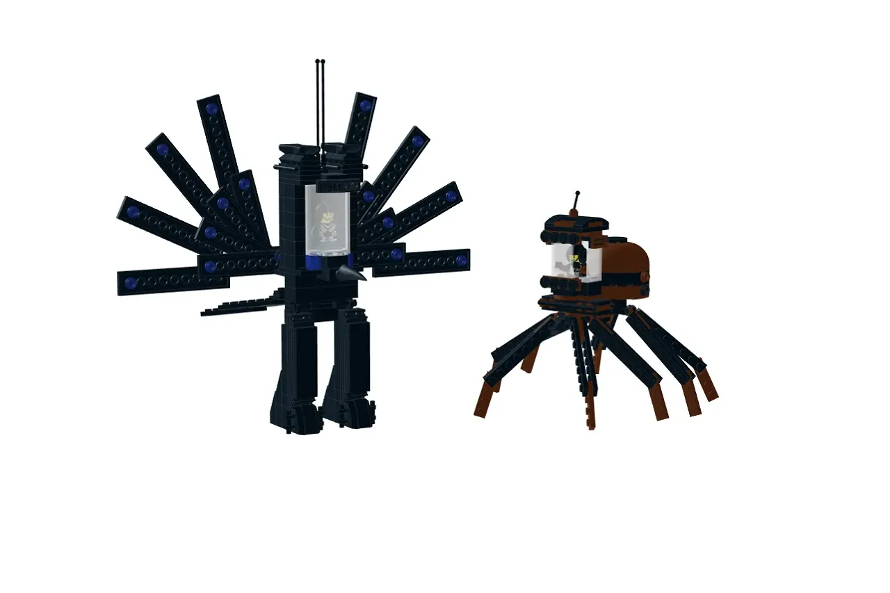 LEGO IDEAS - Spider and Crow Battle Bots