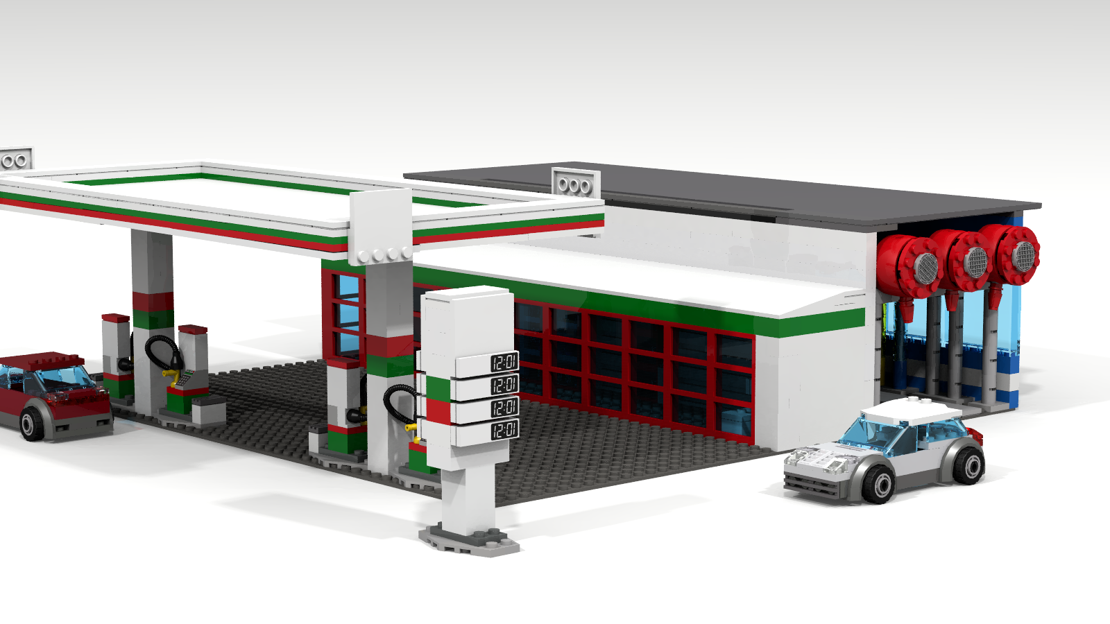 Lego Duplo: Petrol Station _ Manual Lego set 6378 Town Shell service ...