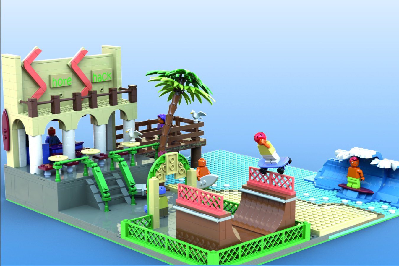 LEGO IDEAS - The Rocket Power Shore Shack