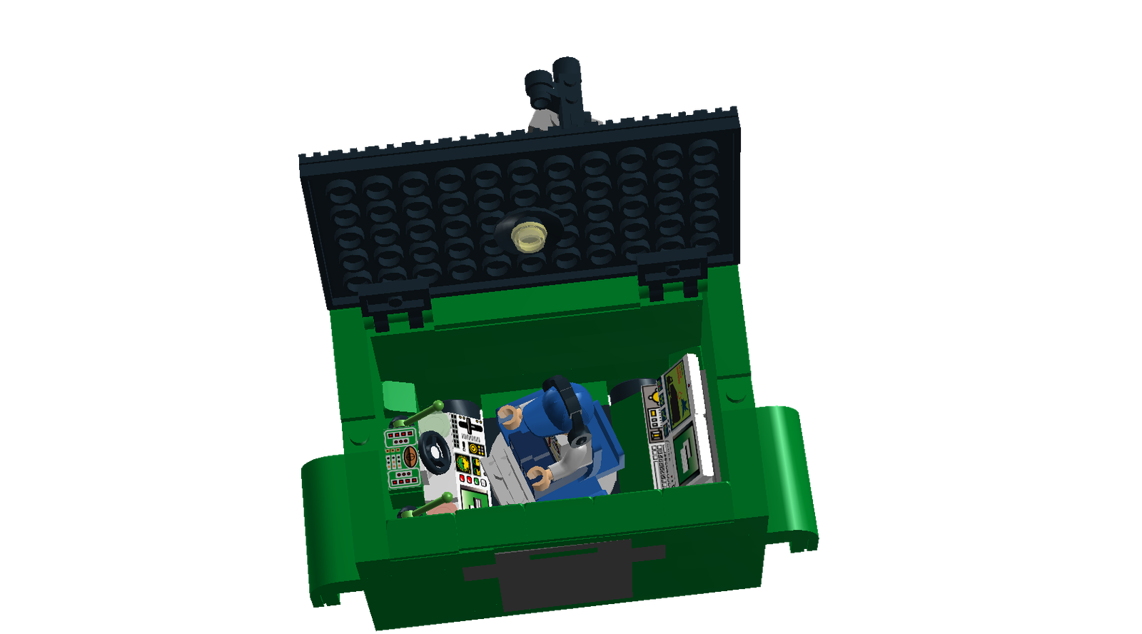 LEGO IDEAS - Surveillance Garbage Bin