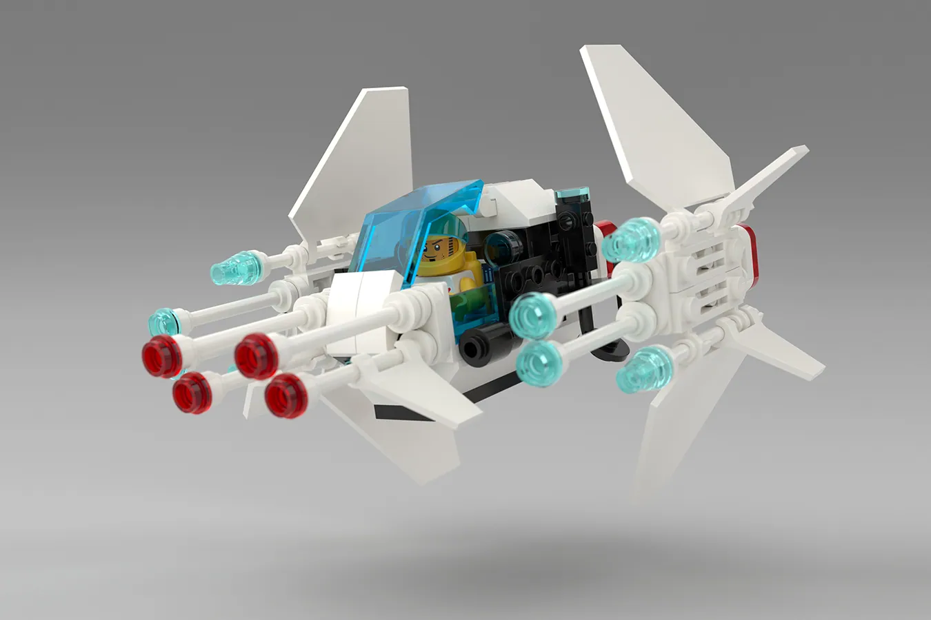 LEGO IDEAS - Spacetron 008 Aerial Force