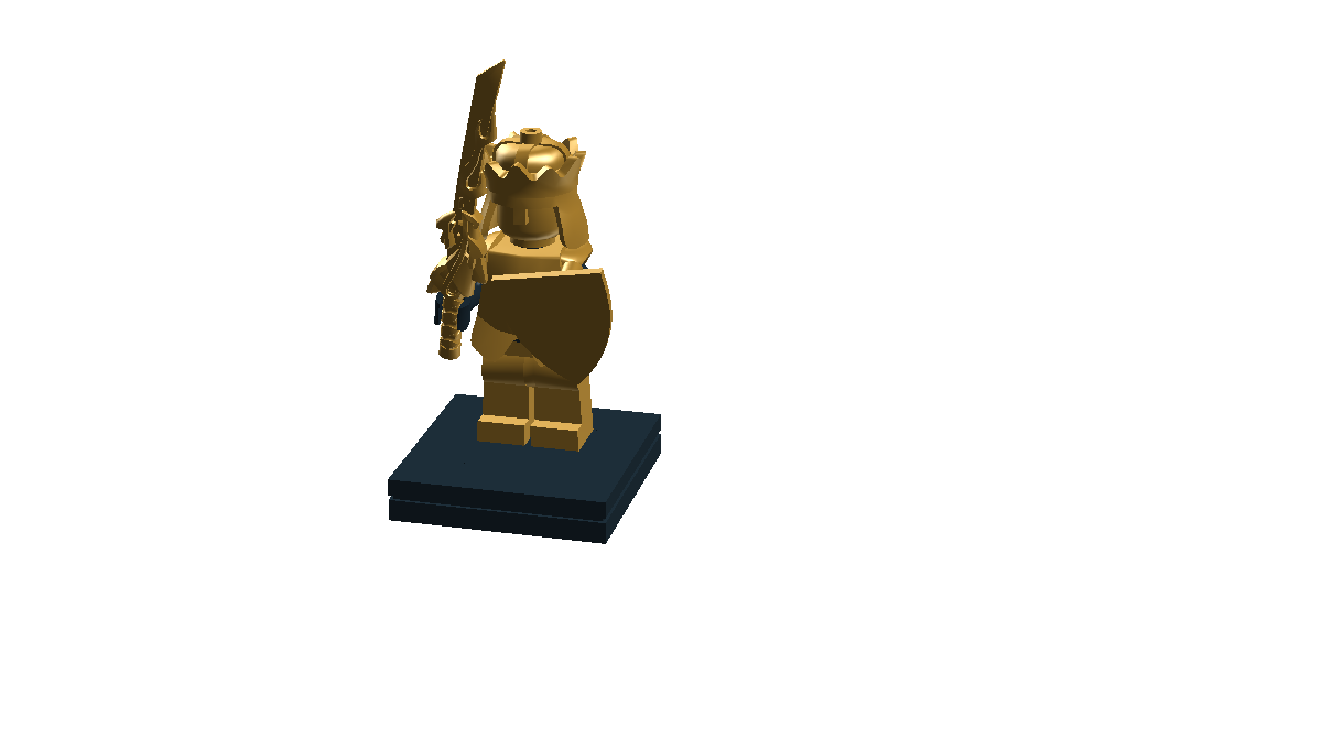 LEGO IDEAS - Golden Minifig Warrior