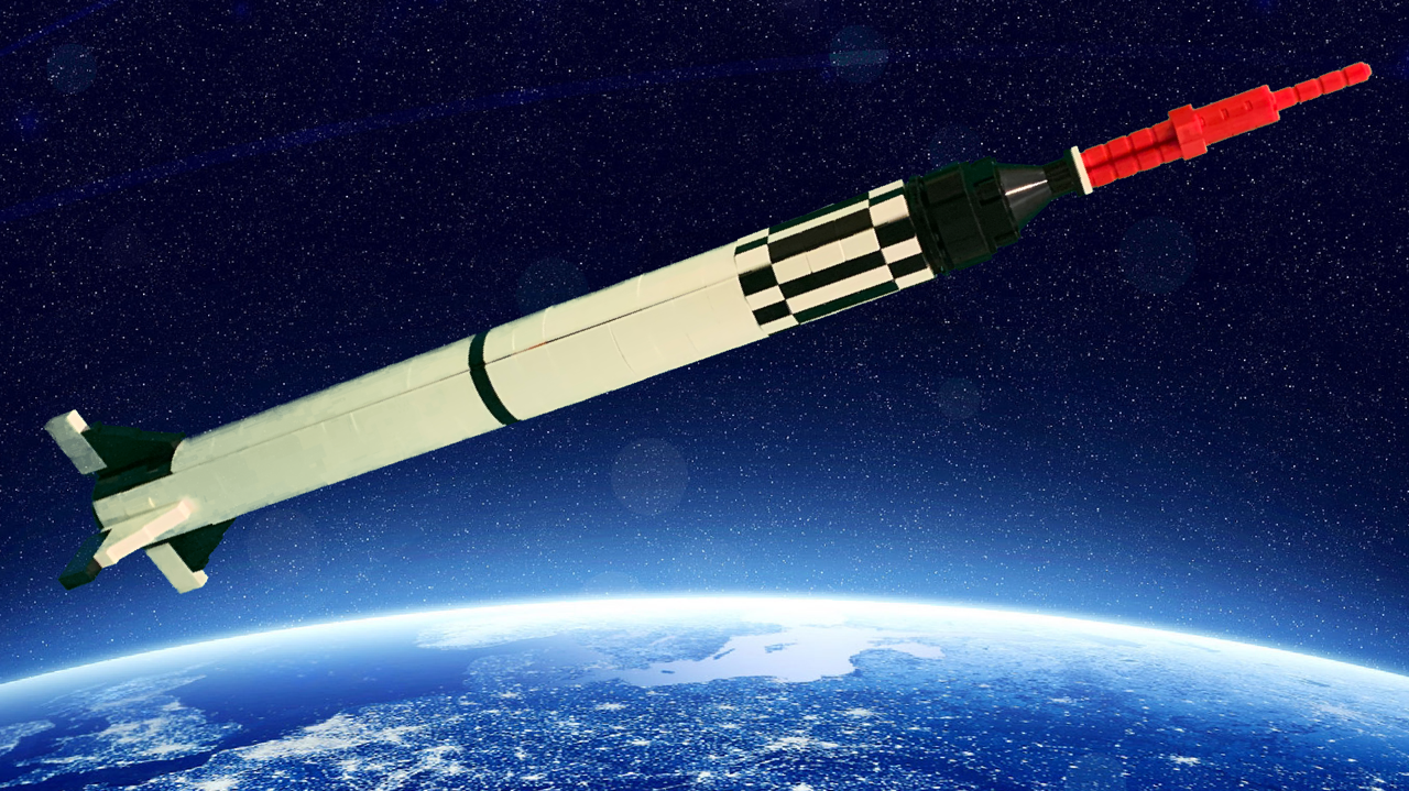 Nasa Redstone Rocket Model