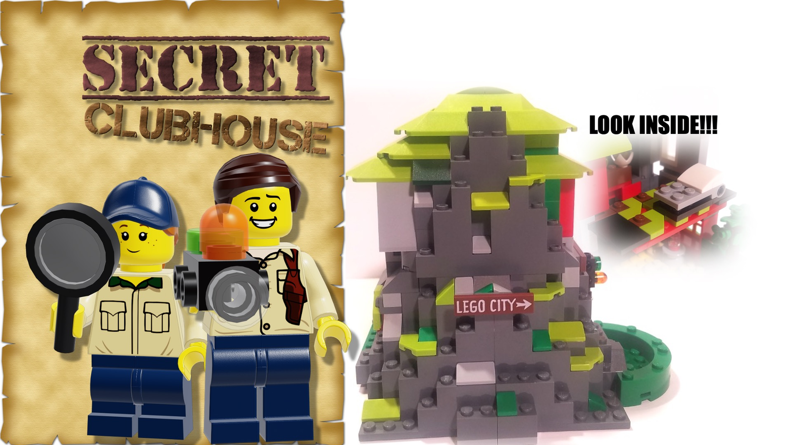 LEGO IDEAS - Secret Clubhouse (Hidden Treasures Inside!)