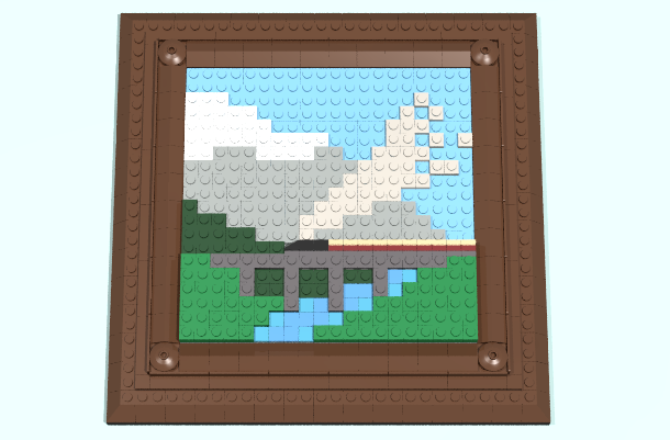 LEGO IDEAS - Lego Mosaic Sliding Tile Puzzle