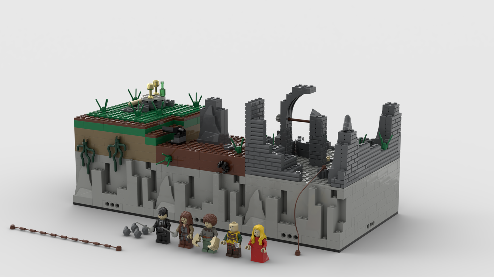 LEGO IDEAS - The Princess Bride: Modular Cliffs of Insanity