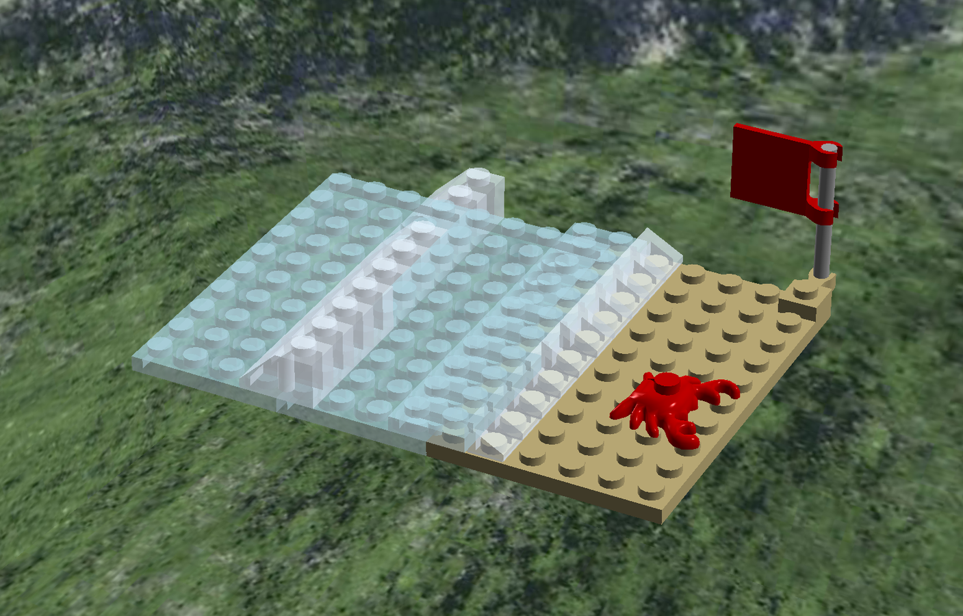 LEGO IDEAS - Red Flag at the Beach