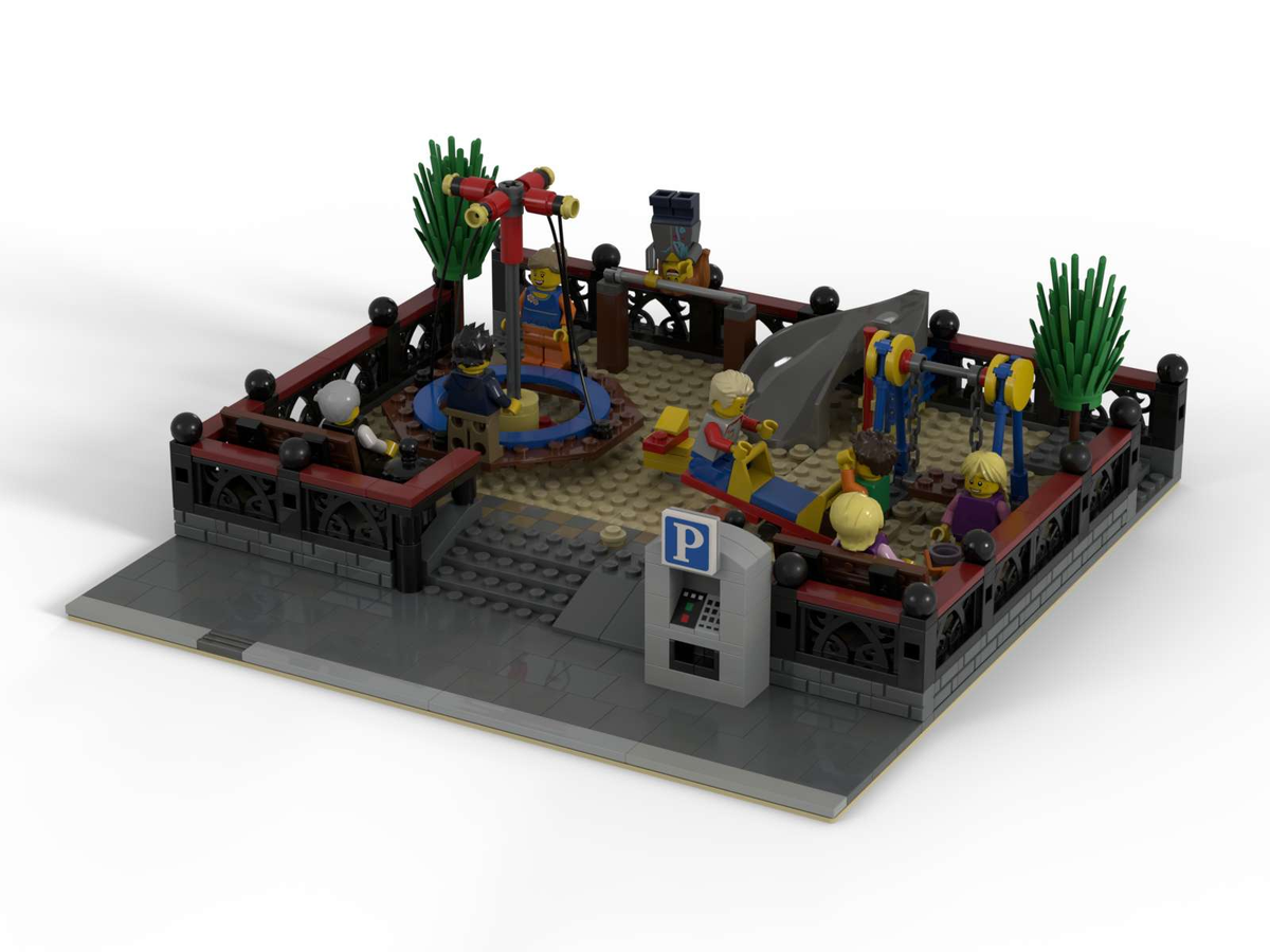 LEGO IDEAS - Old-Fashioned Playground (Modular Compatible)