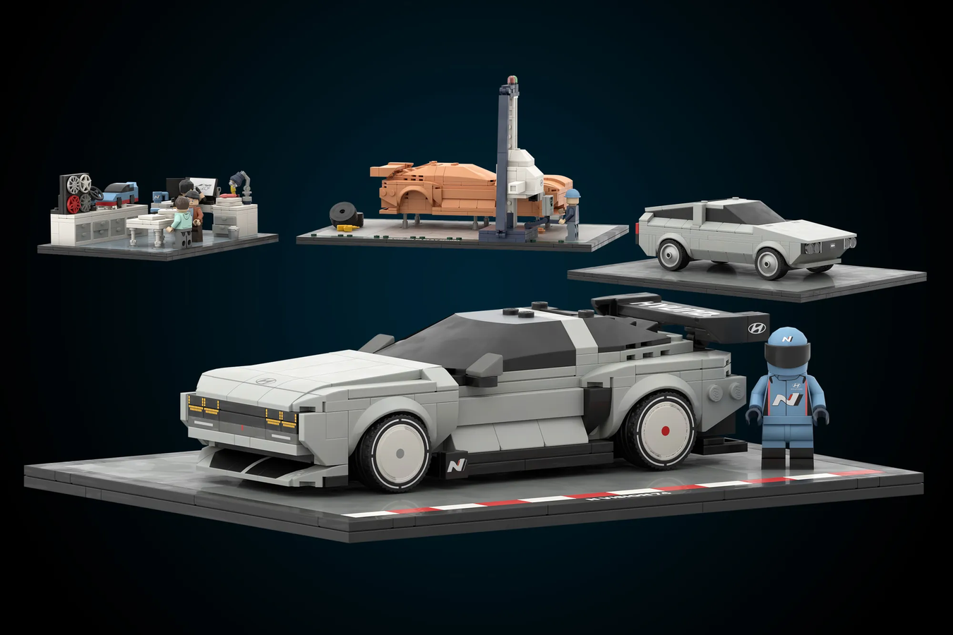 LEGO IDEAS - Hyundai N Vision 74 : Design Process