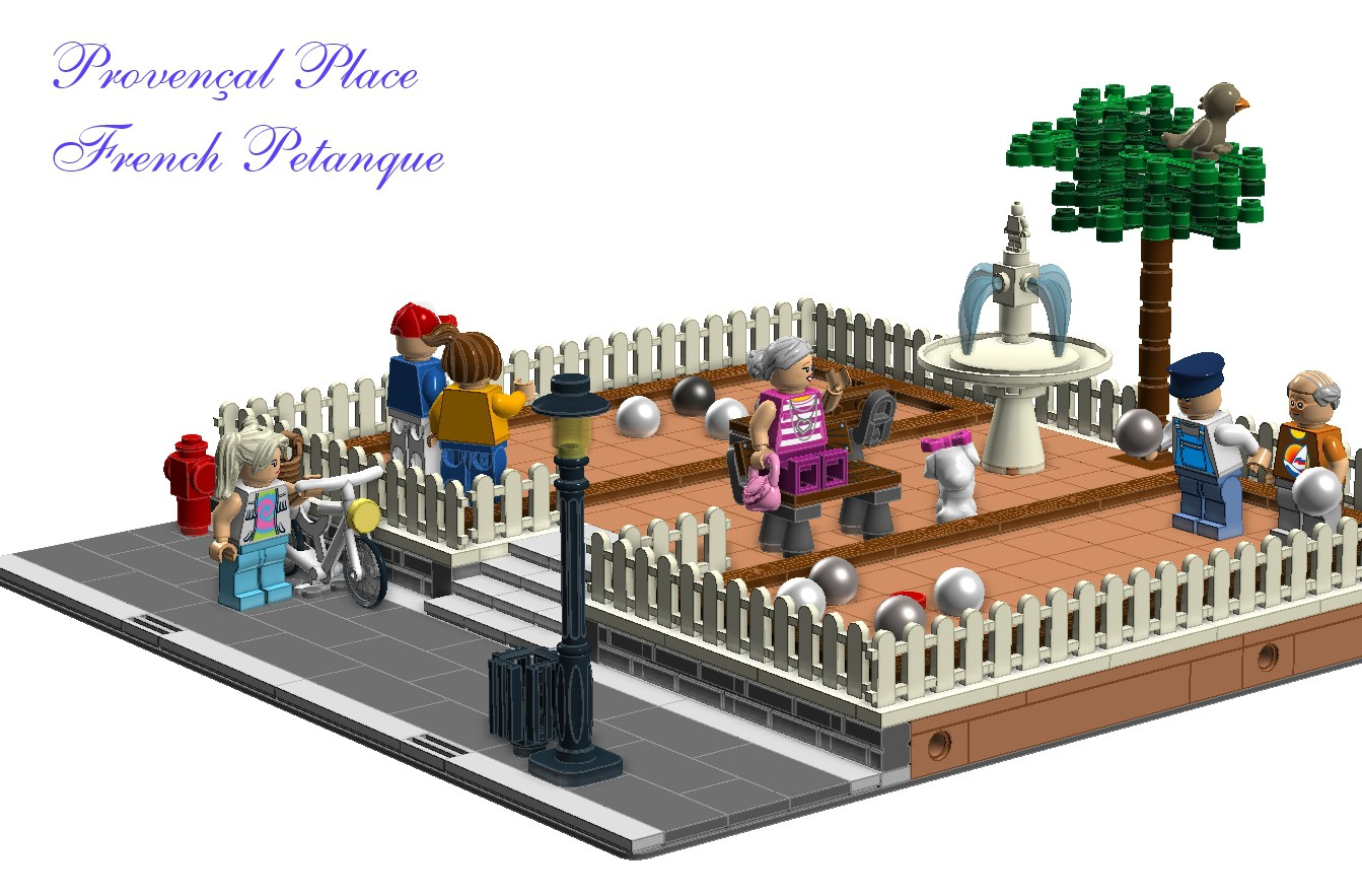 LEGO IDEAS - Modular French Provencal Place
