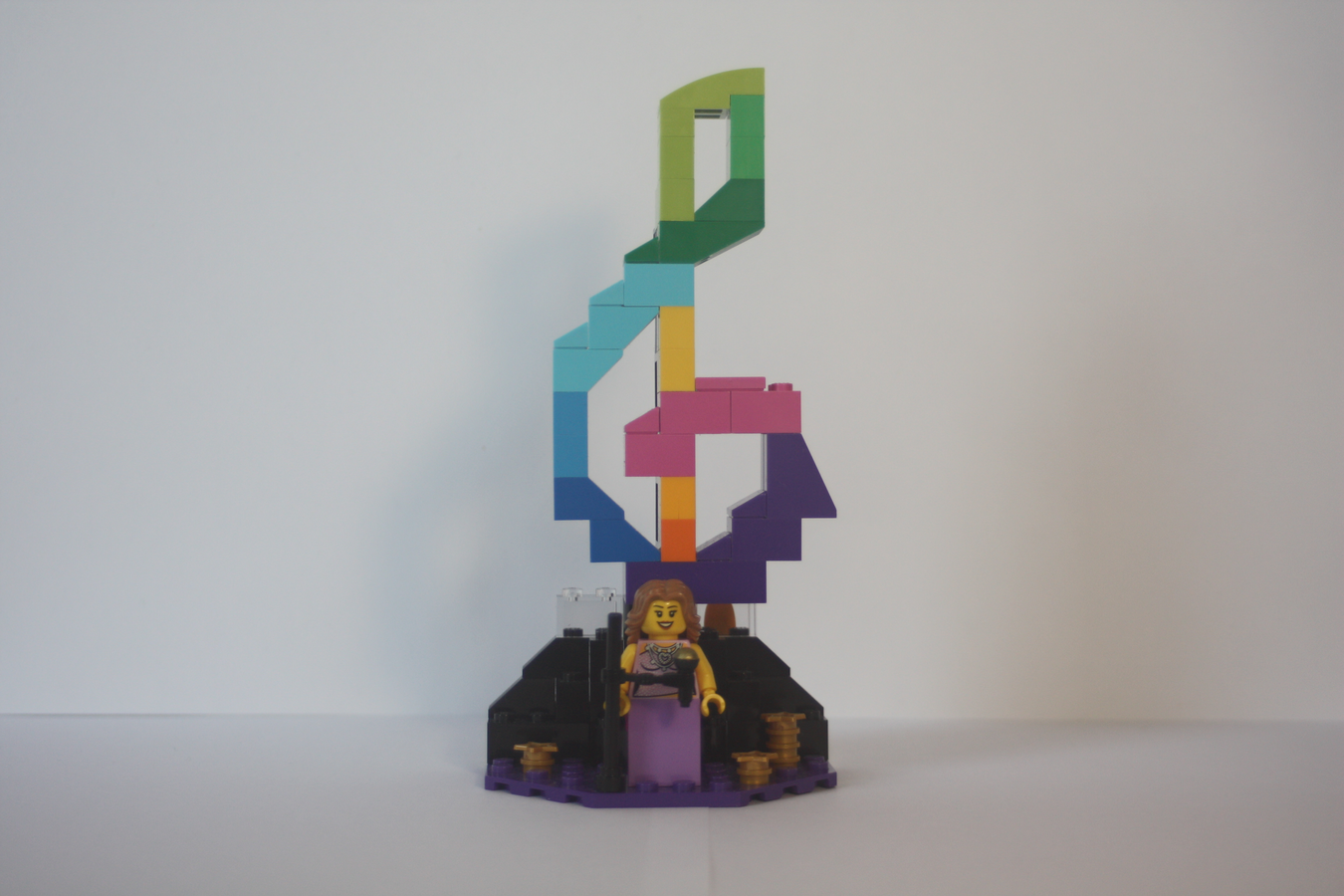 LEGO IDEAS - Musical Treble Clef Performance Stage